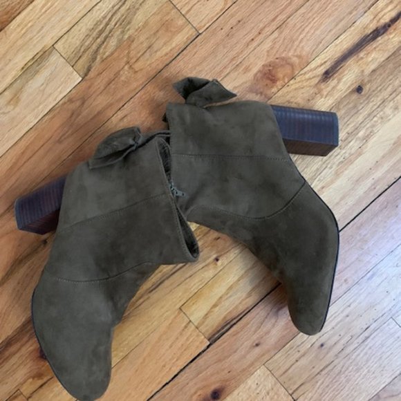 torrid | Shoes | Torrid Brown Suede Ankle Boots Size 9 | Poshmark